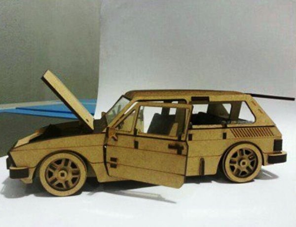 Wooden car - Download free Vector files