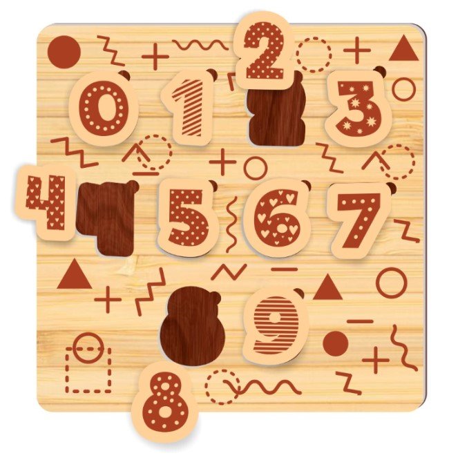 Numbers puzzle - Download free Vector files
