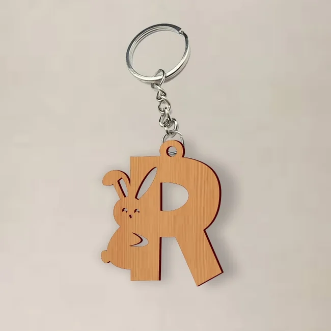Easter Letter R Keychain - Download free Vector files