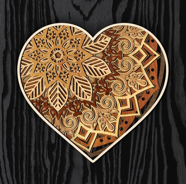 Multilayer Heart - Download free Vector files